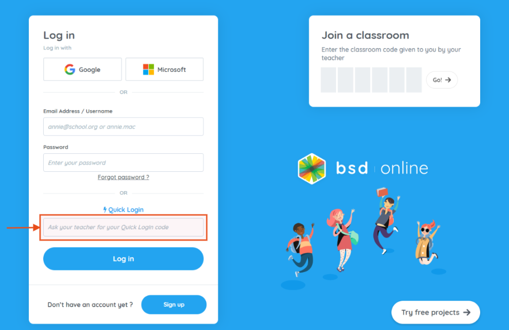 Teacher Tips: Quick Login | BSD Education