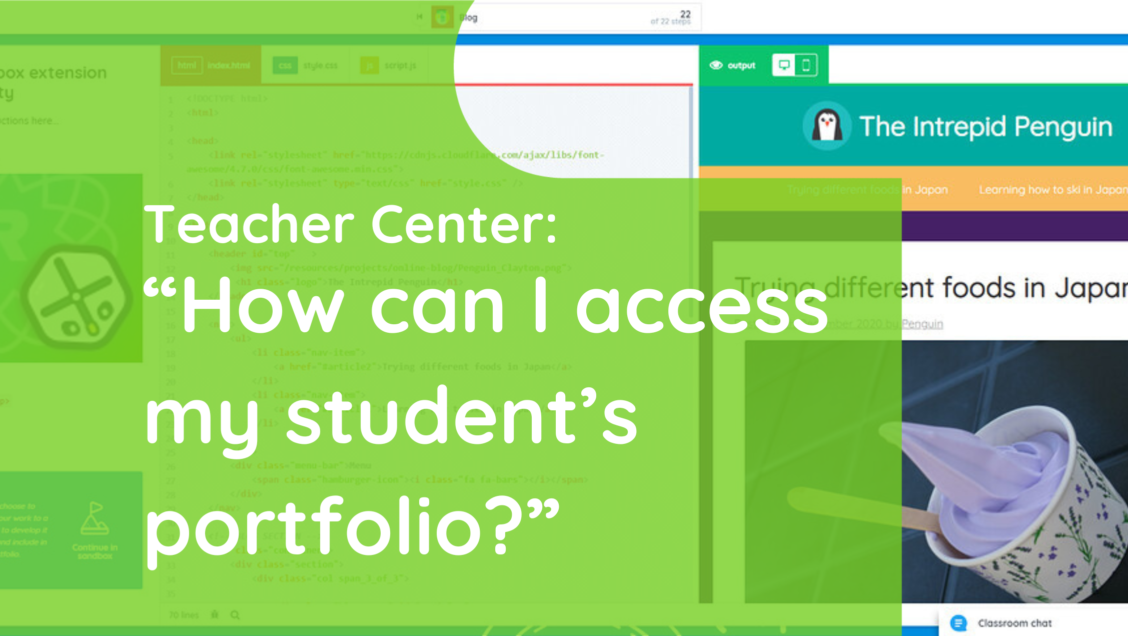 How can I access my student’s portfolio? | BSD Education